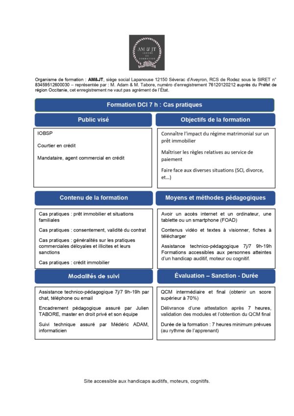 Formation DCI : cas pratiques - Oorikas